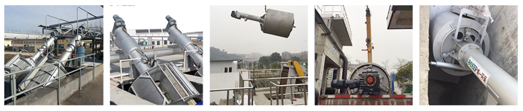 Vaglio a tamburo rotante con funzione di vagliatura meccanica per la ...